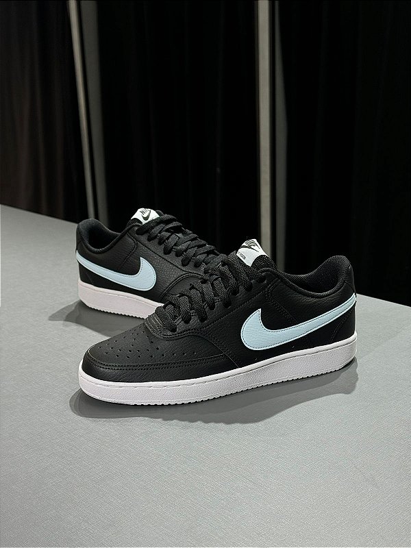 TÊNIS NIKE COURT VISION LOW DH2987-006 BLK/BLU - Granfino Store | Seu ...
