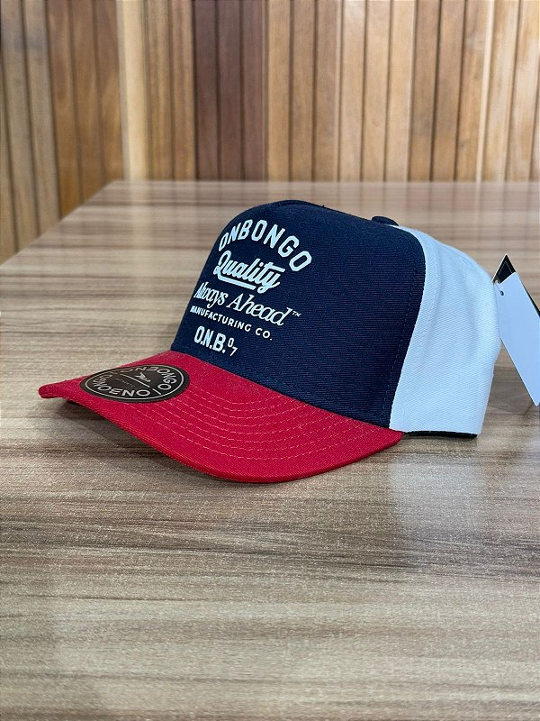 Boné Onbongo Marinho e Vermelho ON297 - Granfino Store | Seu estilo ...