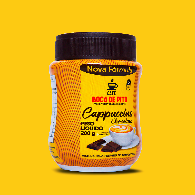 Cappuccino Boca de Pito - Chocolate 200G - Café Boca de Pito