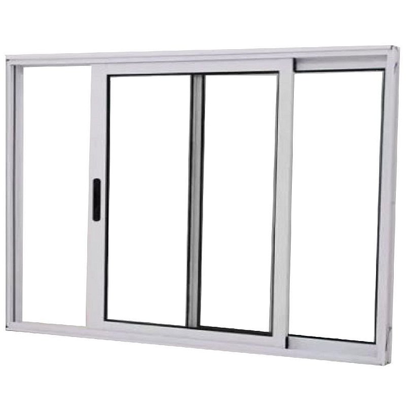 Janela Vitro 2 Folhas Alumínio Branco Linha 25 - DC Casa e Construção