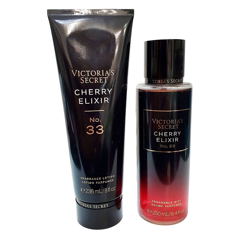 Kit Body Splash Cherry Elixir No 33 e Hidratante - Victoria’s Secret ...