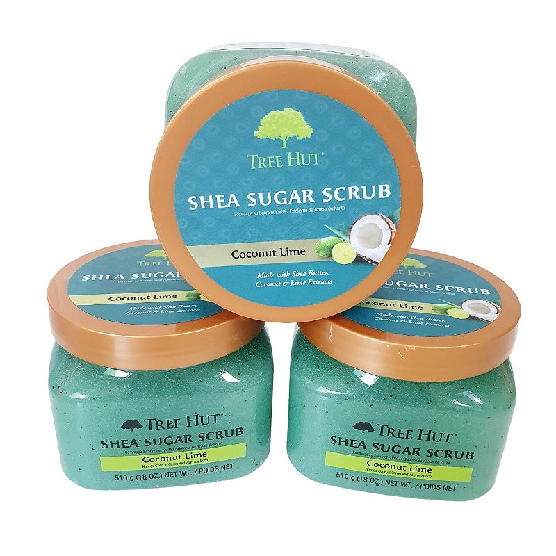 Esfoliante Corporal Tree Hut Coconut Lime 510 Gr Original Kaory