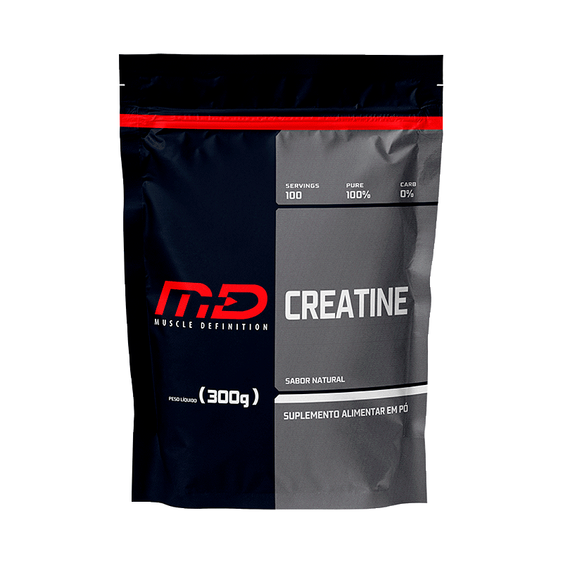 Creatina MD Refil 100% Pura (300g) - MD Muscle Definition