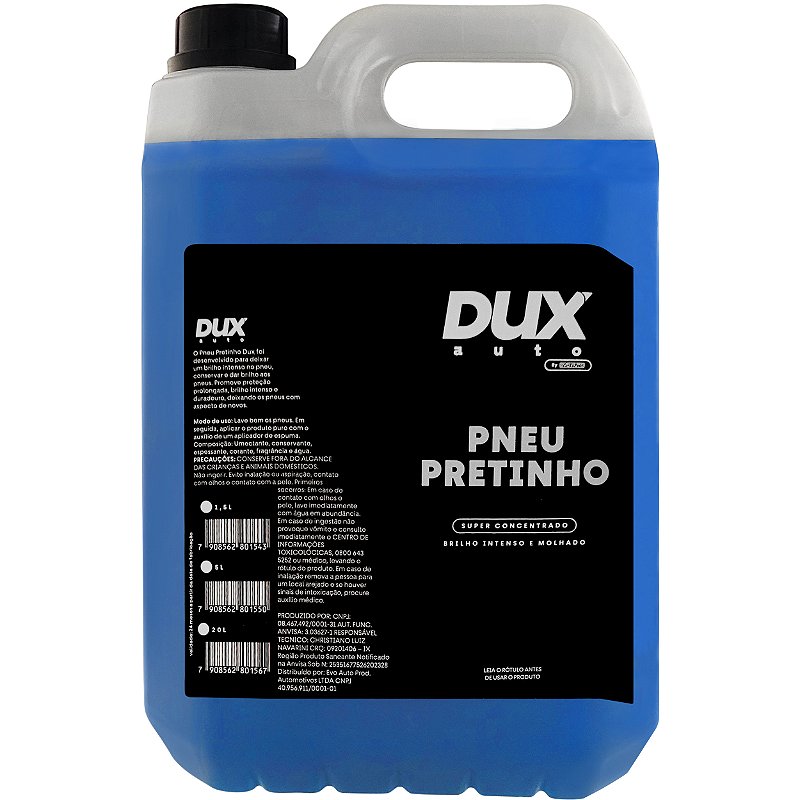 PNEU PRETINHO 5L DUX EVO AUTO - Tazzo Auto Shop