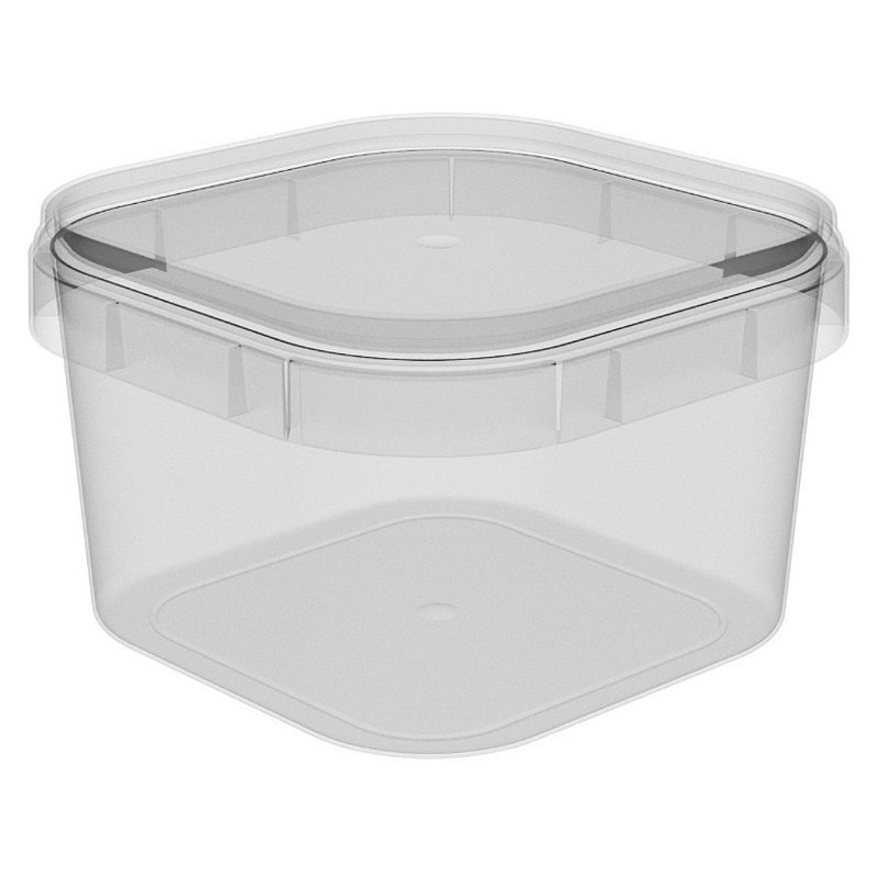 Pote quadrado 150ml com Lacre - Rei do Pote