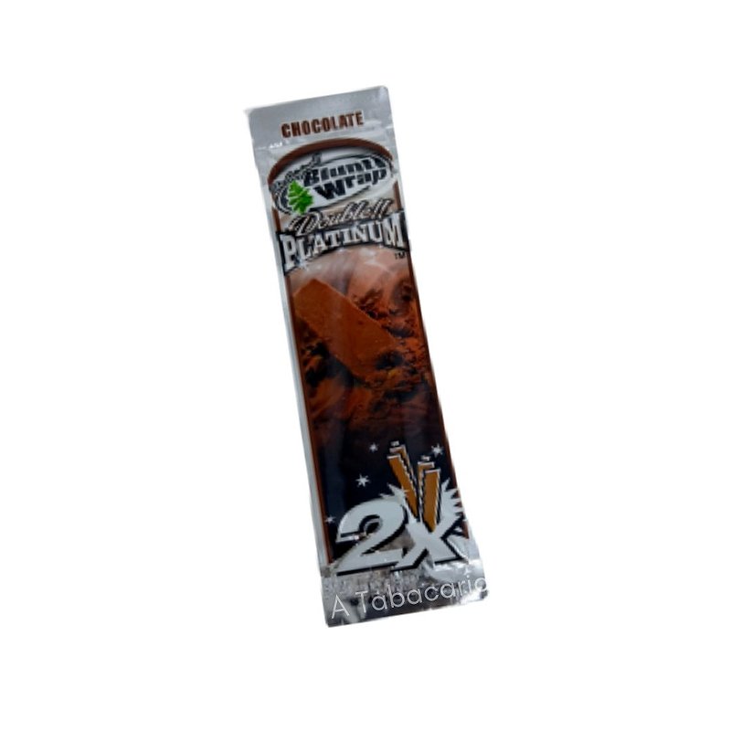 Blunt Wrap Platinum Chocolate - Pacote Com 2 - atabacaria