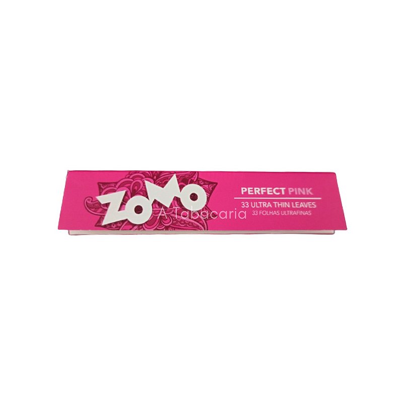 Seda Zomo Classic Perfect Pink Slim C/ 33 Folhas - atabacaria