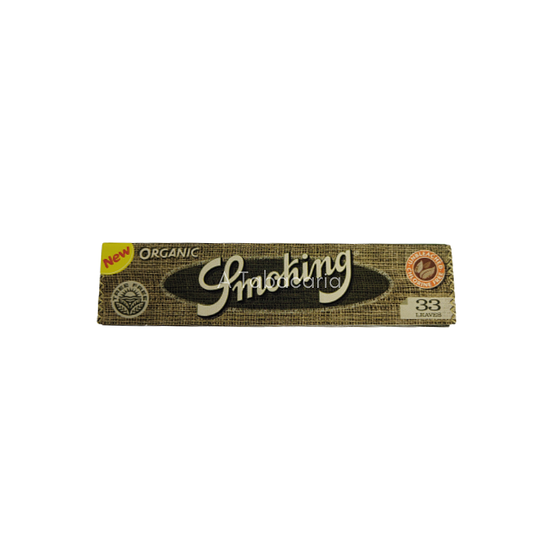 Seda Smoking Organic King Size C/ 33 Folhas - atabacaria