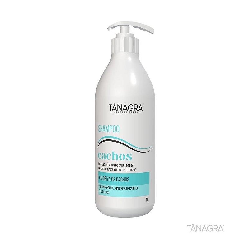 Shampoo Tânagra Cachos 1000ml - Tânagra Cosméticos