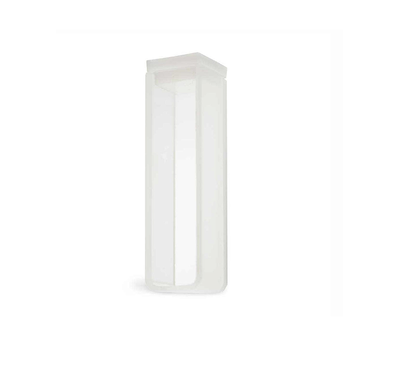 Cubeta de Vidro c/Tampa 3,5ML medida 45 X 12,5 X 12,5MM (A X L X P ...