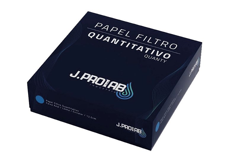 Papel Filtro Quantitativo Redondo (Quanty) Faixa Azul Filtração Lenta ...