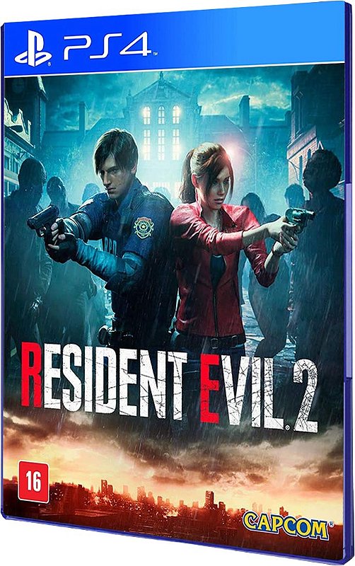 RESIDENT EVIL 2 Remake PS4 Digital - SaveGames - Games Digitais Para o ...