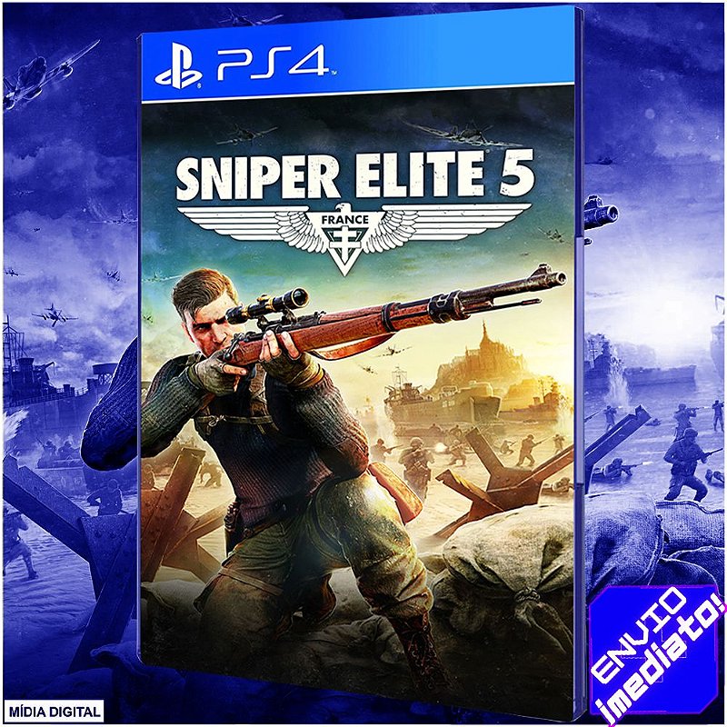 Sniper Elite 5 PS4 Digital - SaveGames - Games Digitais Para o seu console
