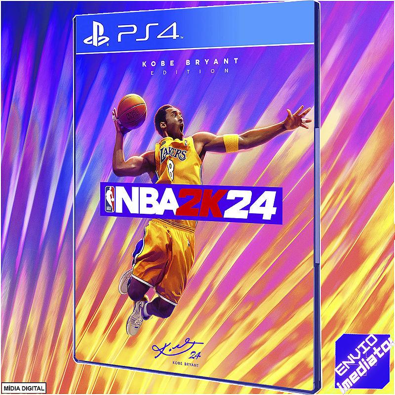 NBA 2K24 Edição Kobe Bryant PS4 Digital - SaveGames - Games Digitais ...