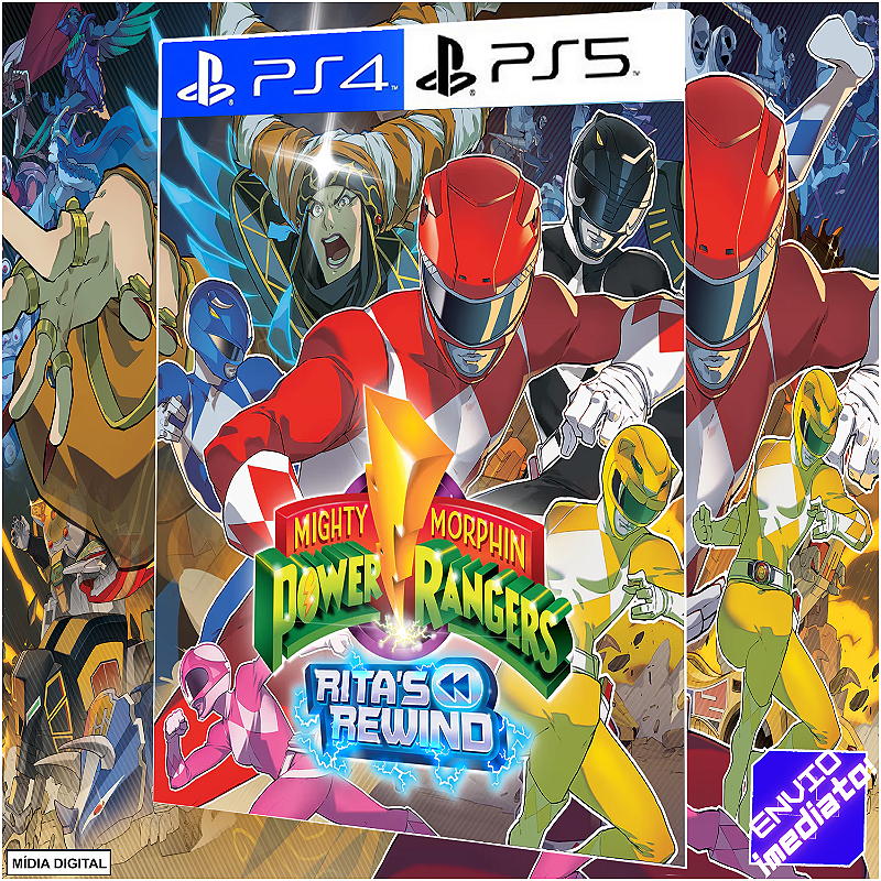 Mighty Morphin Power Rangers: Rita's Rewind PS4/PS5 Digital - SaveGames - Games Digitais Para o ...