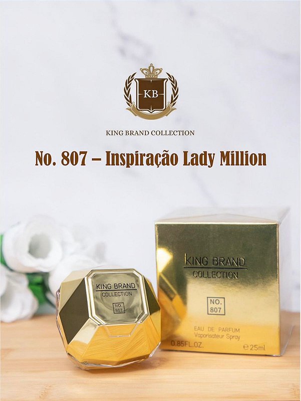 King Brand Collection Nº807 - Lady Million 25ml - Diluxo Perfumes - A ...