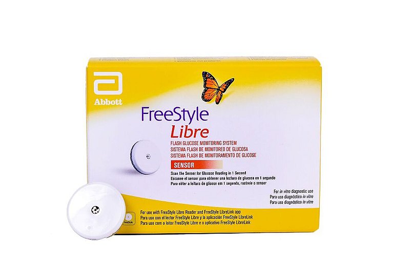 Sensor Para Monitor De Glicemia Freestyle Libre - Resilifarma - Saúde ...