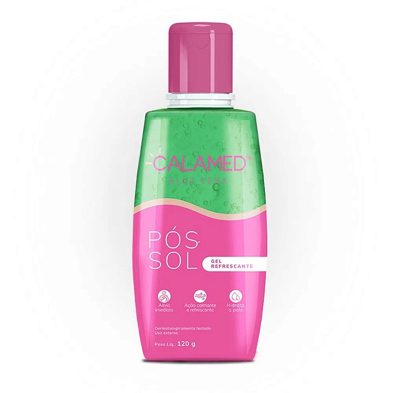 Pós-Sol Calamed Gel Aloe Vera 120g - Resilifarma - Saúde em primeiro lugar
