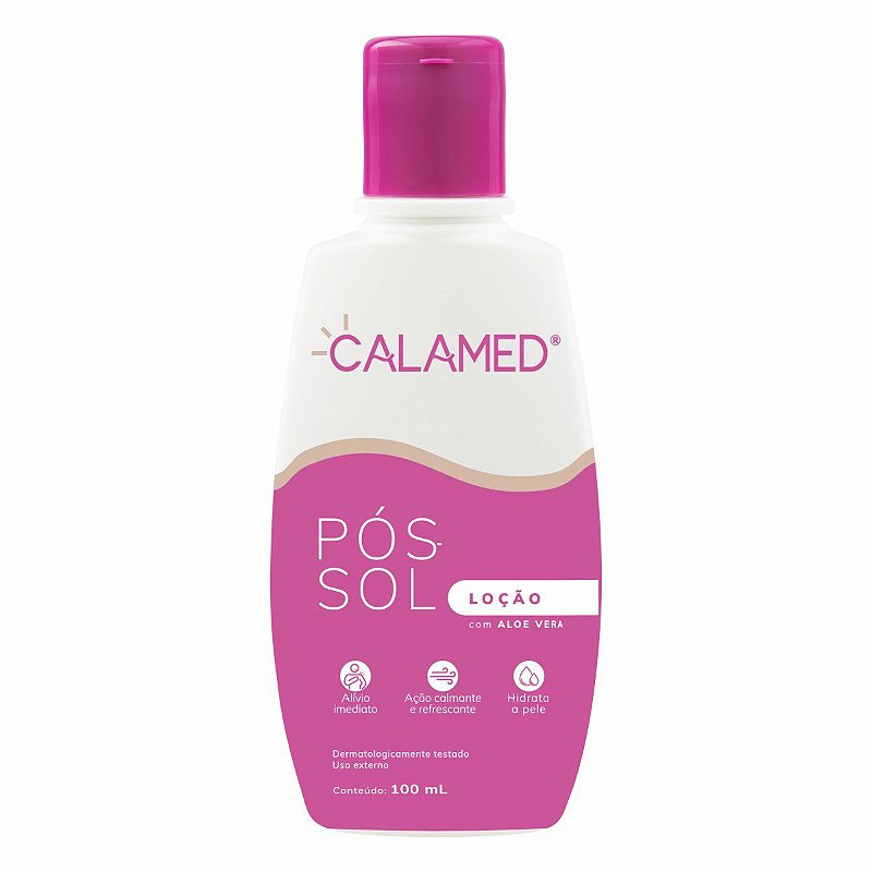 Loção Pós-Sol Calamed Aloe Vera 100ml - Resilifarma - Saúde em primeiro ...