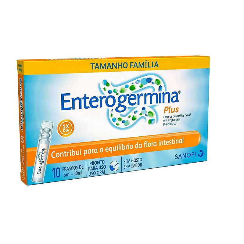 Enterogermina Plus 10 Flaconetes Com 5ml Cada - Resilifarma - Saúde em ...