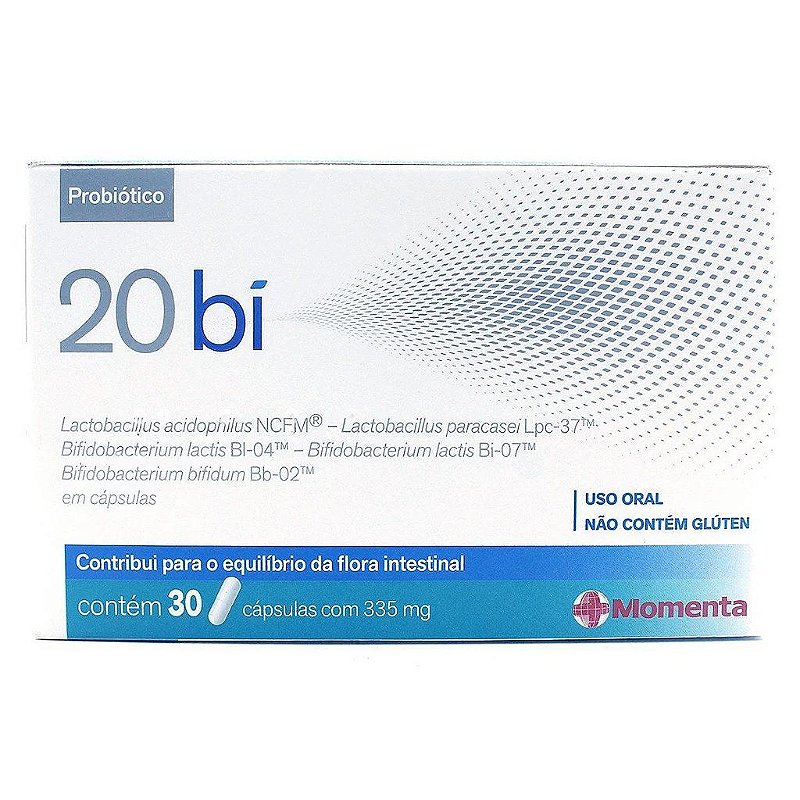 Probiótico 20 Bi 30 Cápsulas Com 335mg - Resilifarma - Saúde em ...