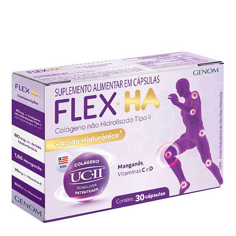 Suplemento Alimentar Flex-HA 30 Cápsulas - Resilifarma - Saúde em ...
