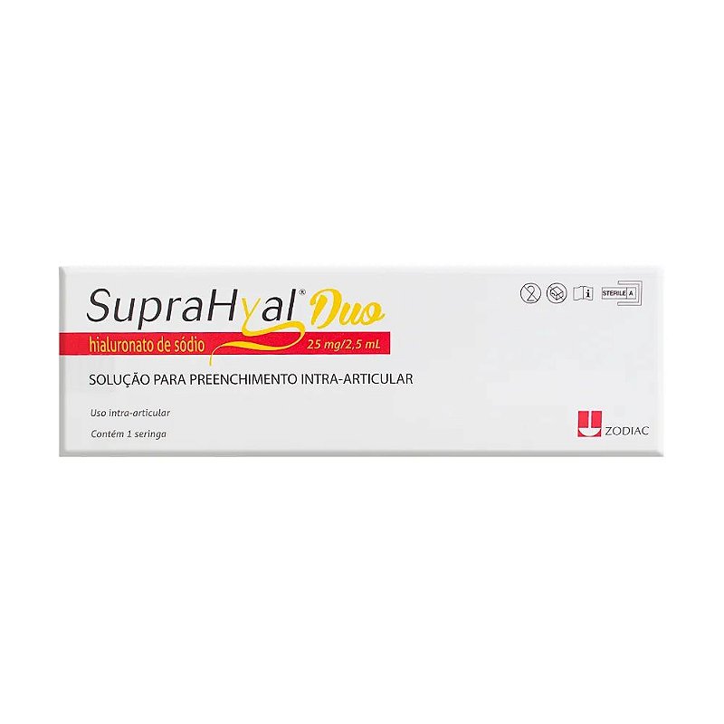 Suprahyal Duo 10mg/ml 1 Seringa Com Solução Injetável 2,5ml ...