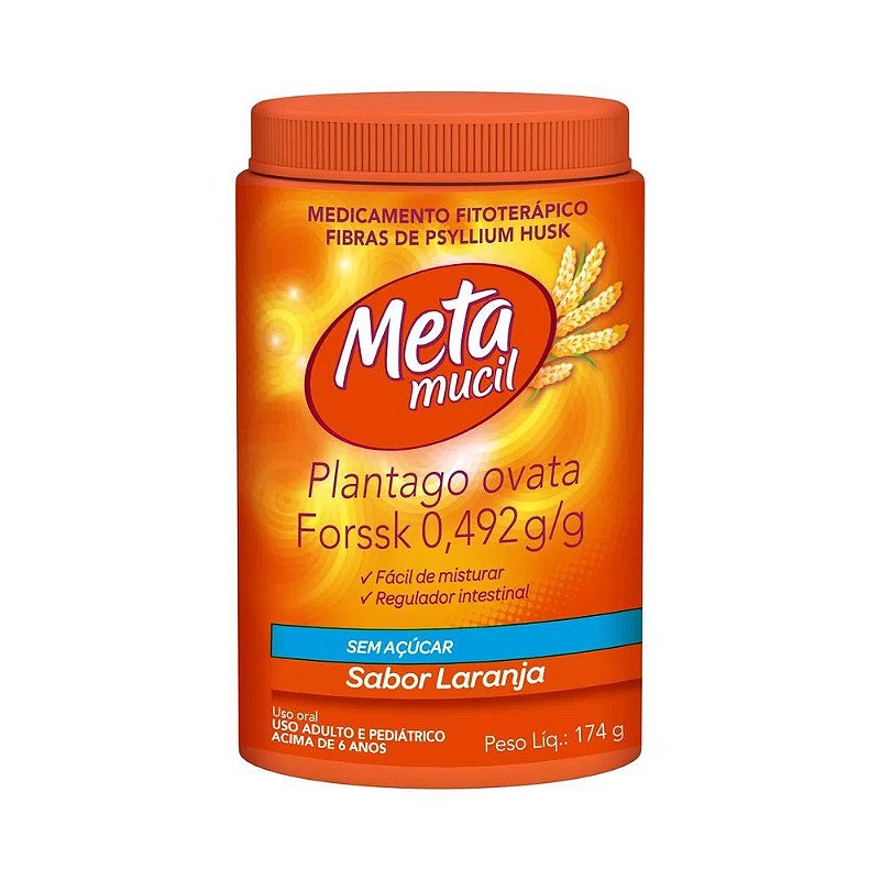 Suplemento De Fibras Em Pó Metamucil Sabor Laranja 174g - Resilifarma ...