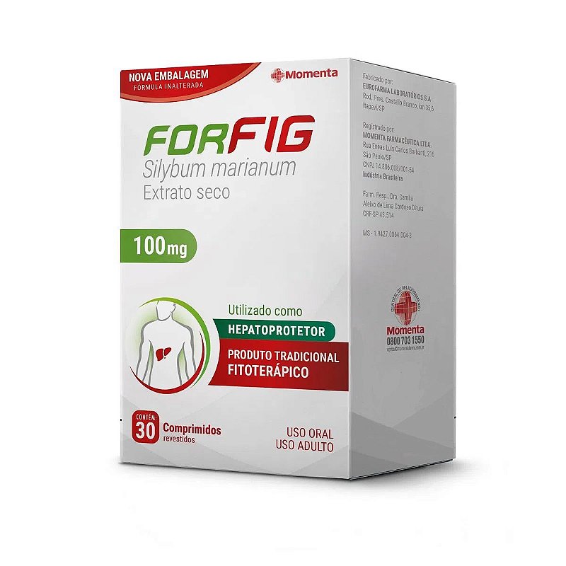 Forfig 100mg 30 Comprimidos Revestidos - Resilifarma - Saúde em ...