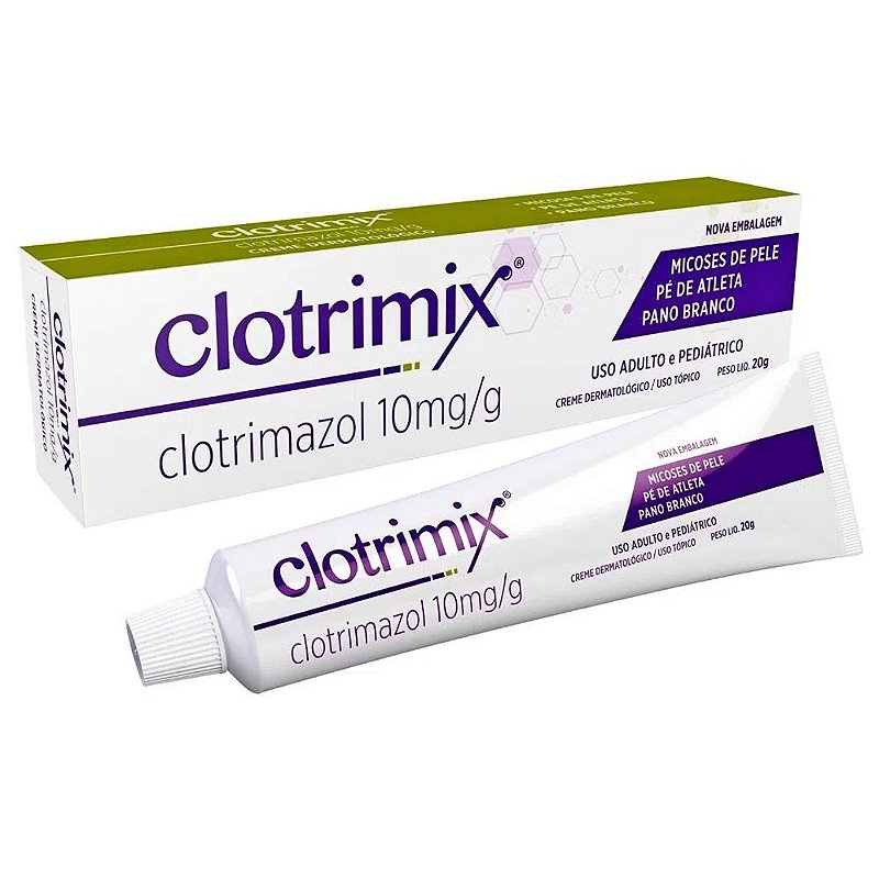 Clotrimix 10mg/g Creme De Uso Dermatológico 20g - Resilifarma - Saúde ...