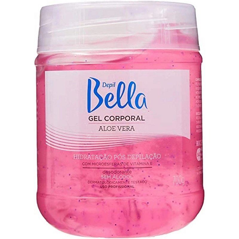 Gel Hidratante Corporal Pós-Depilação Depil Bella Aloe Vera 700g ...
