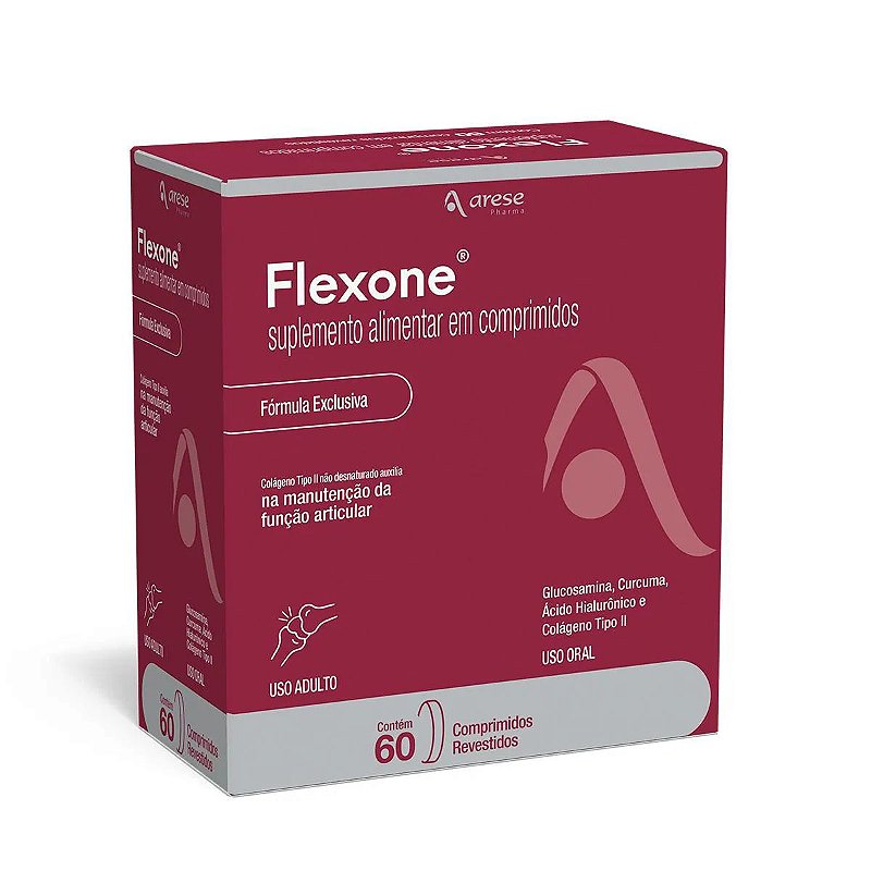 Suplemento Alimentar Flexone 60 Comprimidos Revestidos - Resilifarma ...