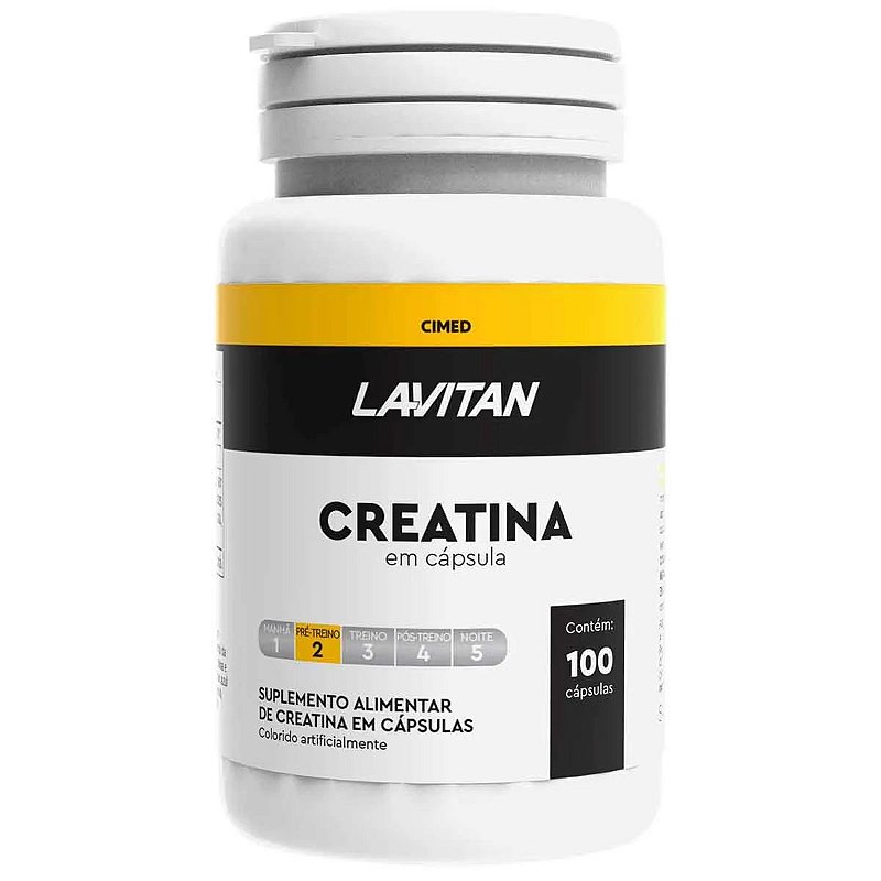 Suplemento Alimentar Lavitan Creatina 100 Cápsulas - Resilifarma ...