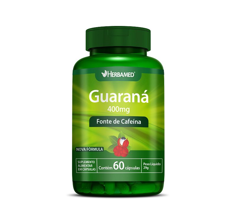 Suplemento Alimentar Herbamed Guaraná 60 Cápsulas - Resilifarma - Saúde ...