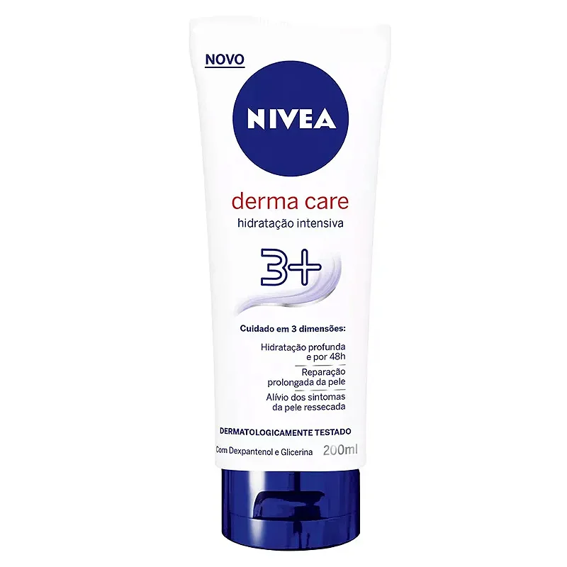 Hidratante Nivea Derma Care 3+ 200ml - Resilifarma - Saúde em primeiro lugar