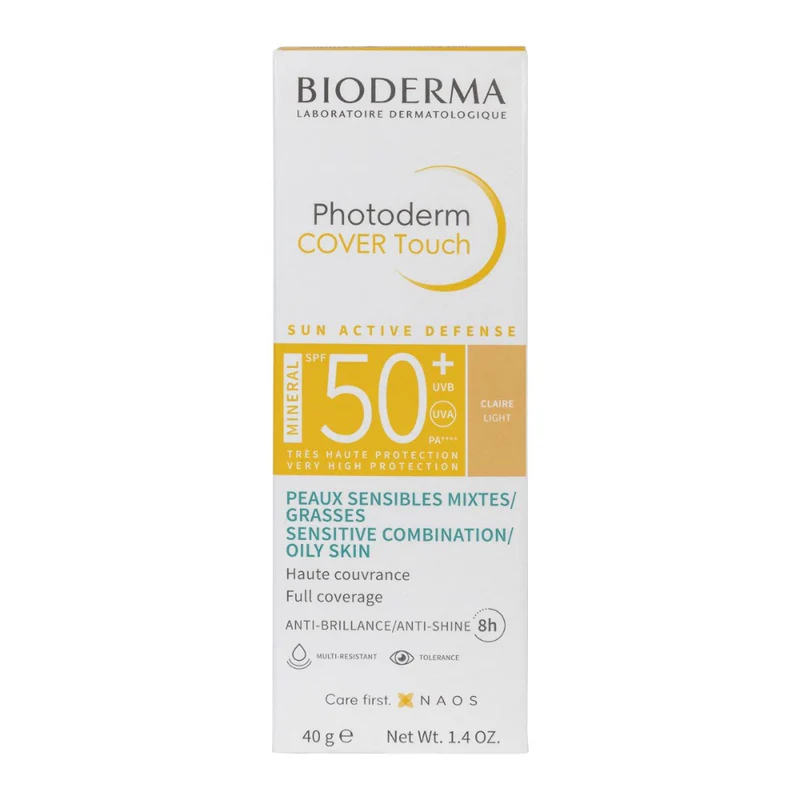 Protetor Solar Facial Bioderma Photoderm Cover Touch Mineral FPS50 ...