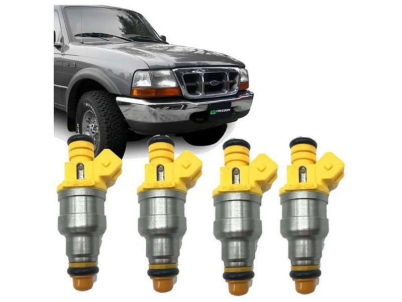 4 Bico Injetor Ford Ranger 2.3 a 2.5 Gasolina Denso - Speed Parts ...