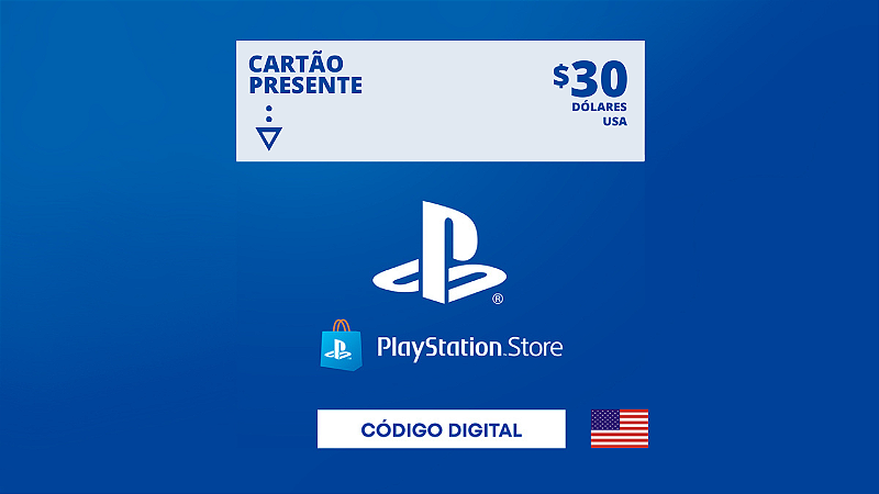 Gift Card Psn 30 Dólares USA - Código Digital - Playce - Games & Gift ...