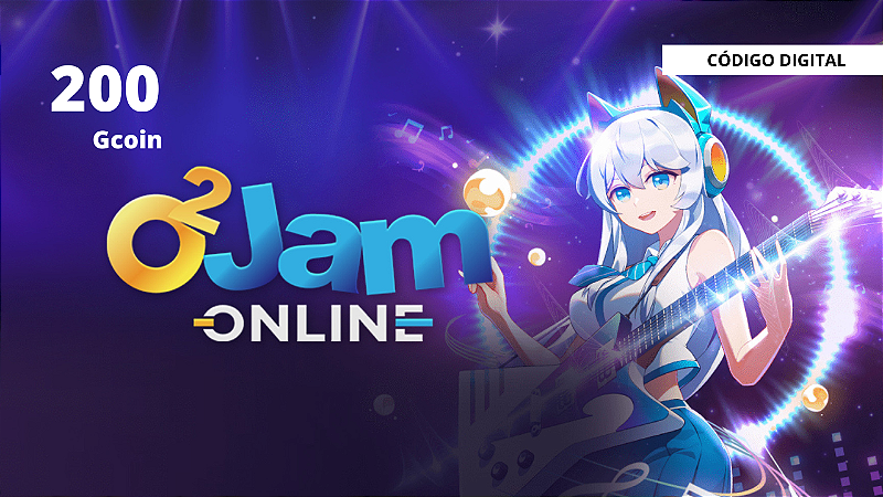 Cash O2JAM Gcoin 200 - Código Digital - Playce - Games & Gift Cards