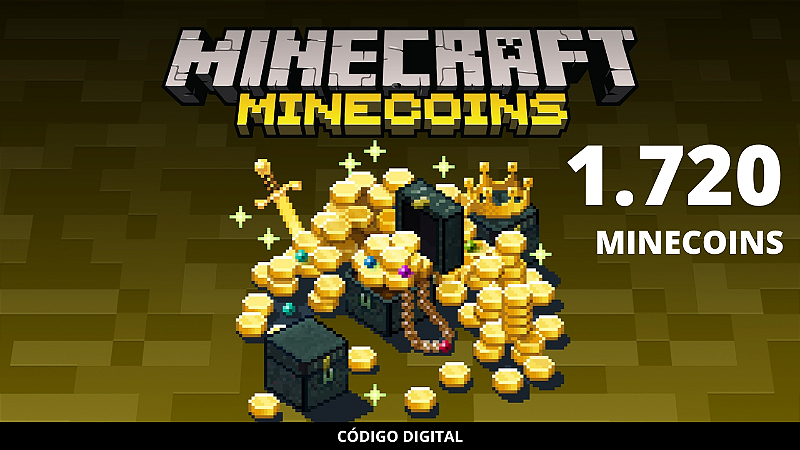 1.720 Minecoin Minecraft - Código Digital - Playce - Games & Gift Cards