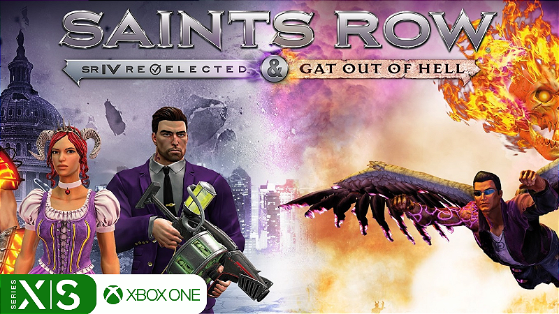 Saints Row IV Re Elected Gat Out Of Hell Jogo Xbox One Mídia Digital ...