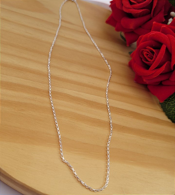 Colar Cartier 1,1 mm (40cm) - Prata 925 - M3F JOIAS ATACADO