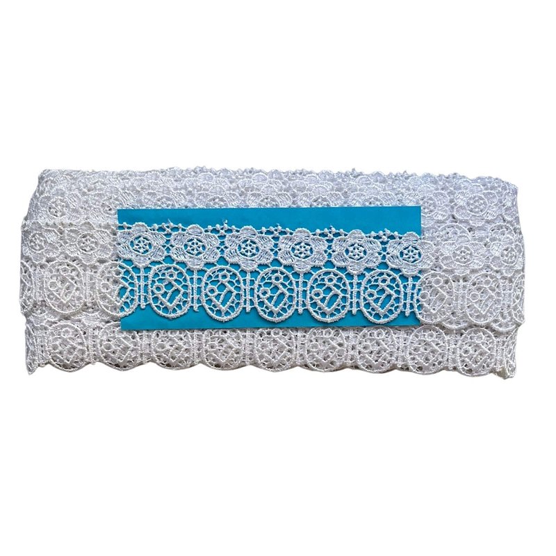 Renda Guipir CHL 596 Branco 50mm Com 13,70 Metros NYBC - Artec ...