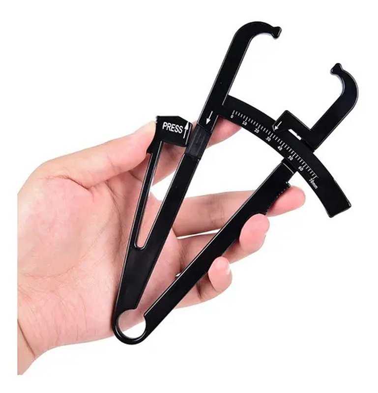 Adipômetro Analógico Medidor de Gordura Corporal 70mm Supermedy ...