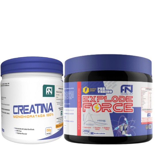 Combo Força Explosiva com Creatina 150g e Explode Force 200g - Force ...
