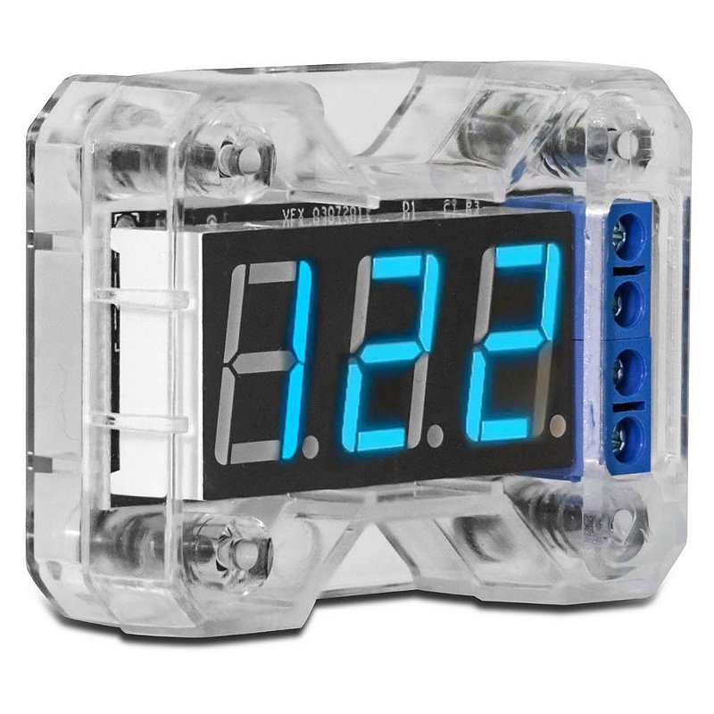 Mini Voltimetro Expert Vex 1.0 Digital Voltagem Volts - Aleta Online