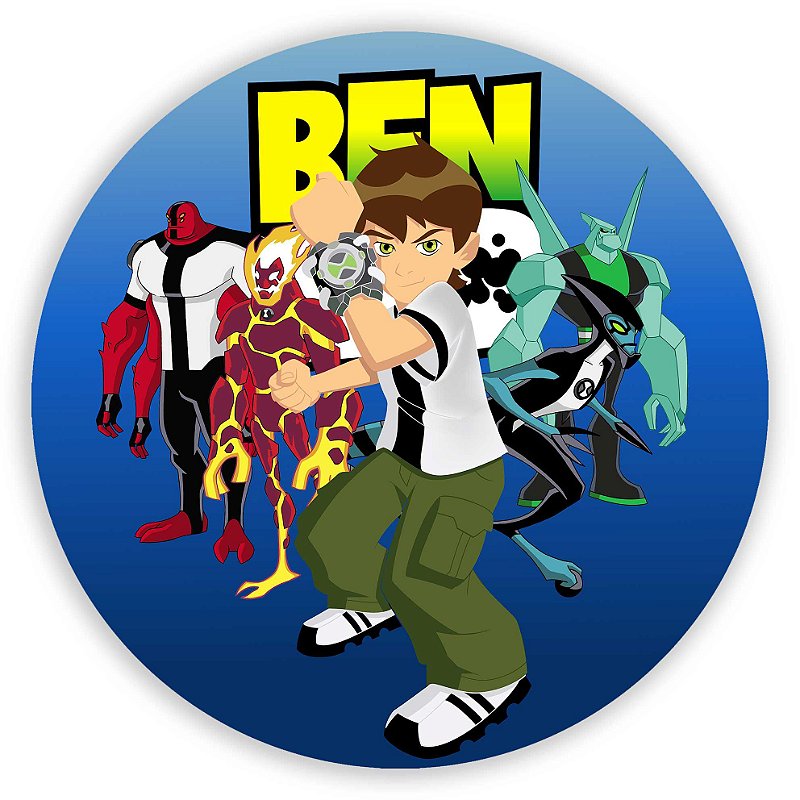 Painel Redondo - Painel Redondo - Ben 10 - Sublimado 3D - Sublistamps ...