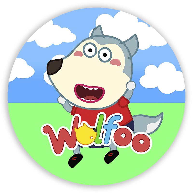 Painel Redondo - Wolfoo - Sublimado 3D - Sublistamps Sublimação