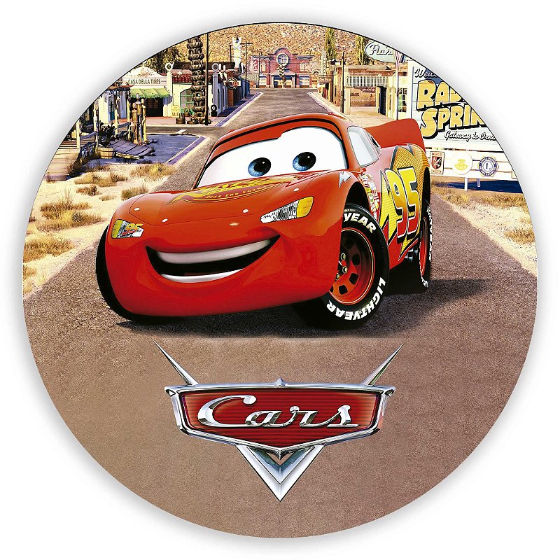 Painel Redondo - Carros - Sublimado 3D - Sublistamps Sublimação