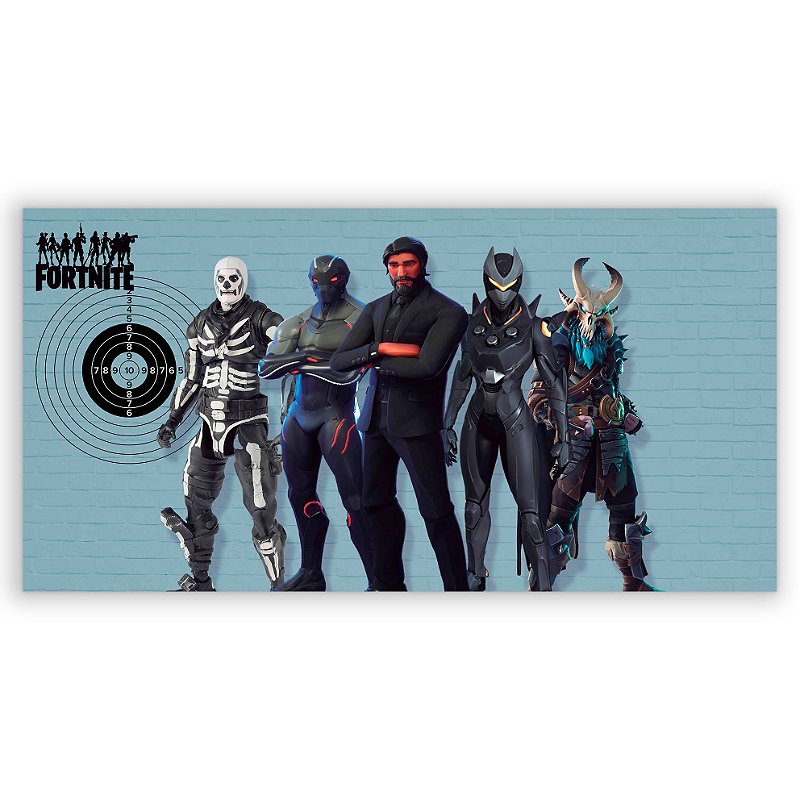 Painel Retangular - Fortnite - Sublimado 3D - Sublistamps Sublimação